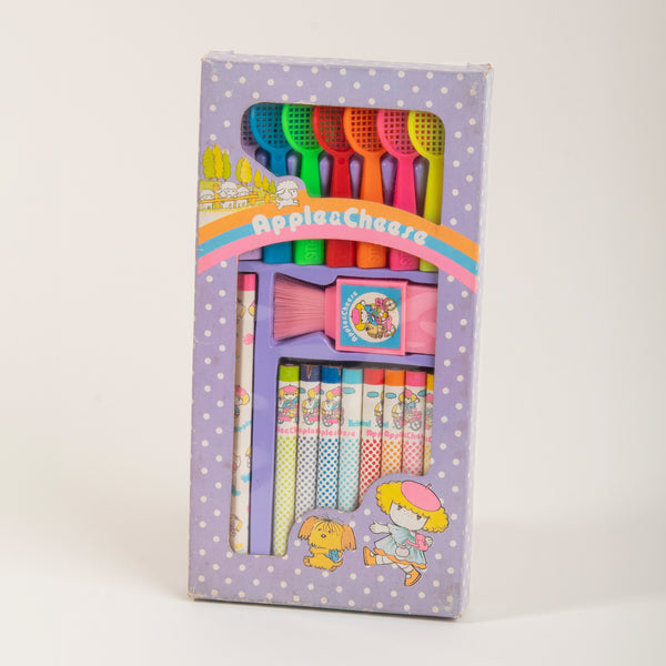 Apple & Cheese Pencil Set – Kikis Corner